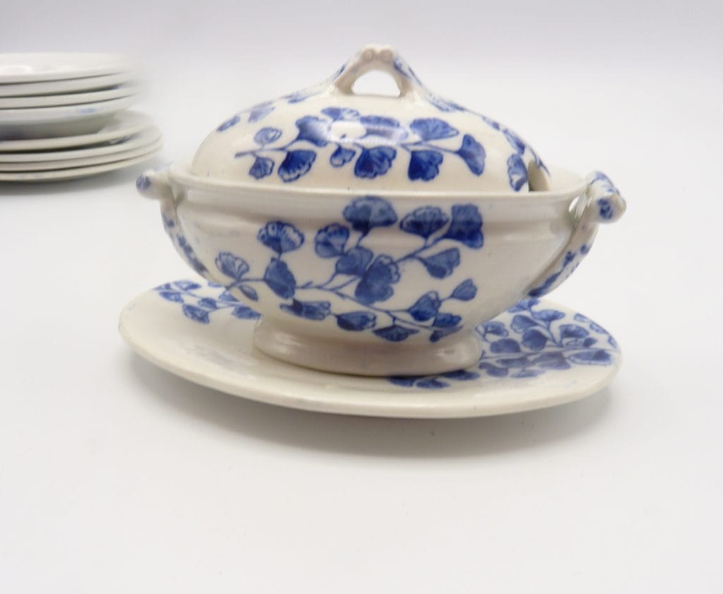 Ridgways Childs Maiden Hair Fern Dishes - With Rare Ladle - Jackie's ...